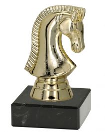 M164 Schach - Springer Pokal-Figur mit Marmorsockel inkl. Gravur | 9,0 ...